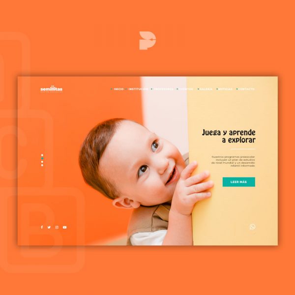 Diseño página web para educación | Colegios | Institutos | LMS