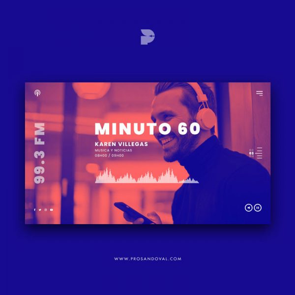 Diseño página web para radio online | Streaming | AUTO DJ | APP