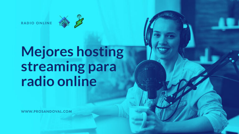 Mejores hosting streaming audio | GRATIS | PAGO | AUTO DJ | API