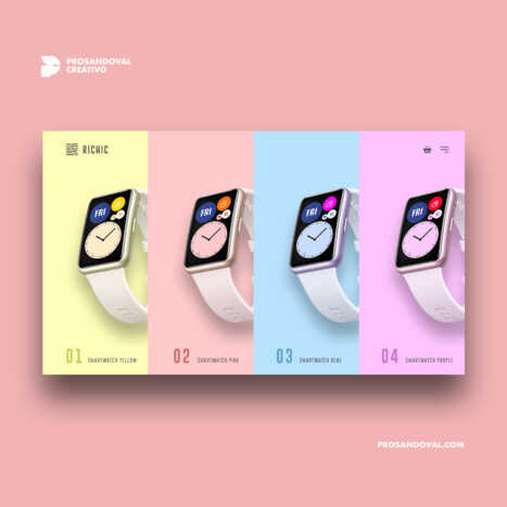 Página web para vender electrónica online - Prosandoval Creativo